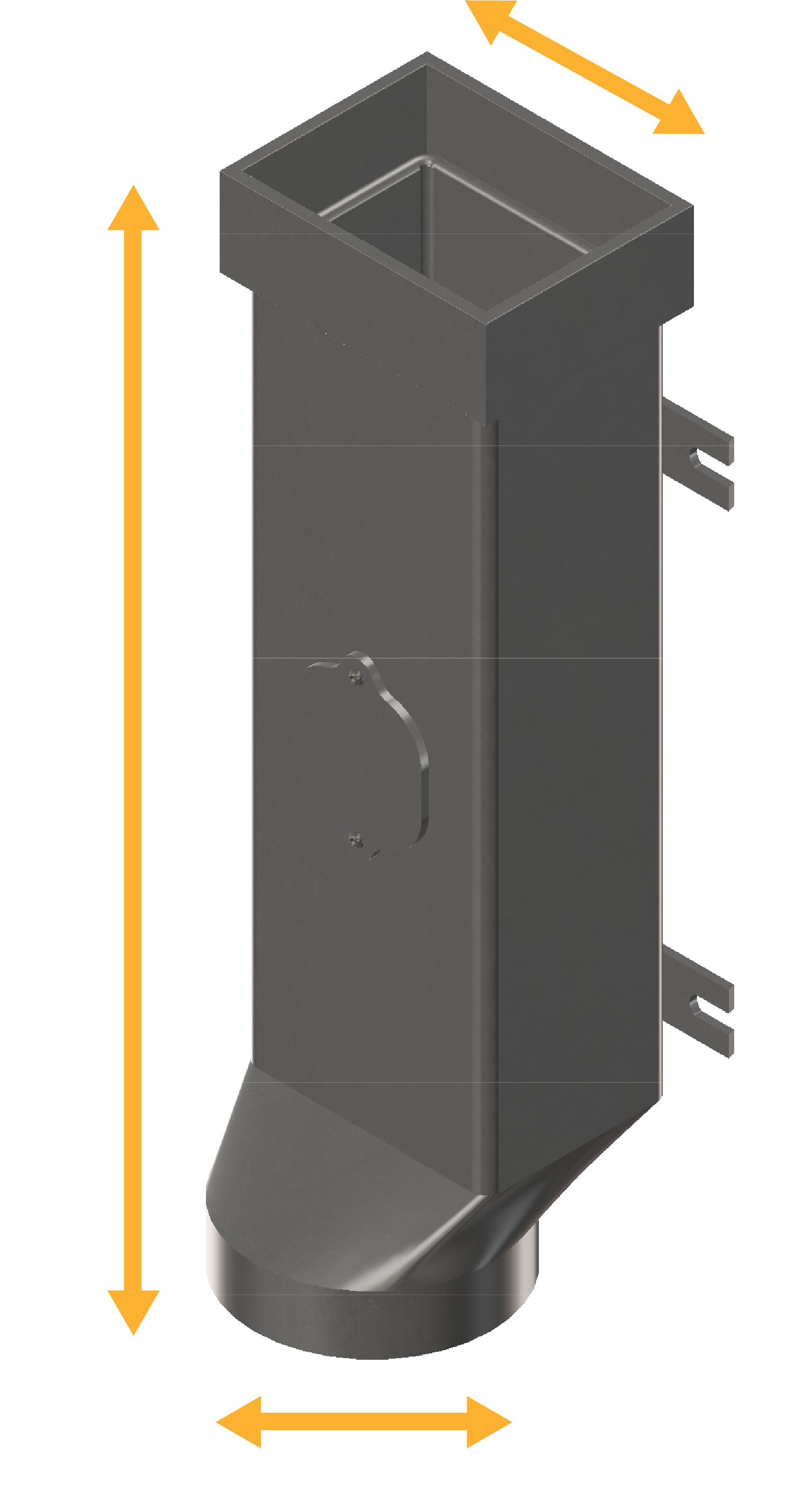 Fabricated Downspout Boots